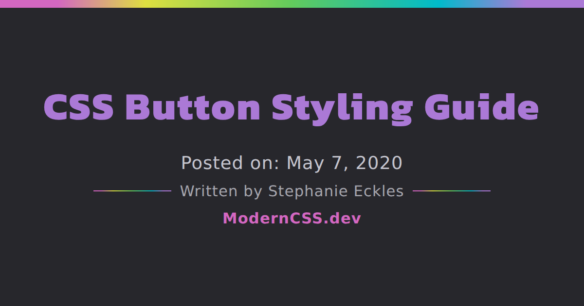 CSS Button Styling Information Fashionable CSS Options The Dev News